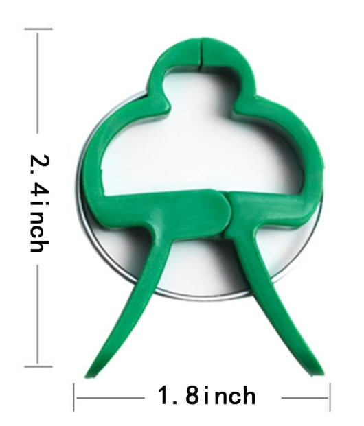 Green Gentle Gardening Plant & Flower Lever Loop Gripper Clips, Tool ...