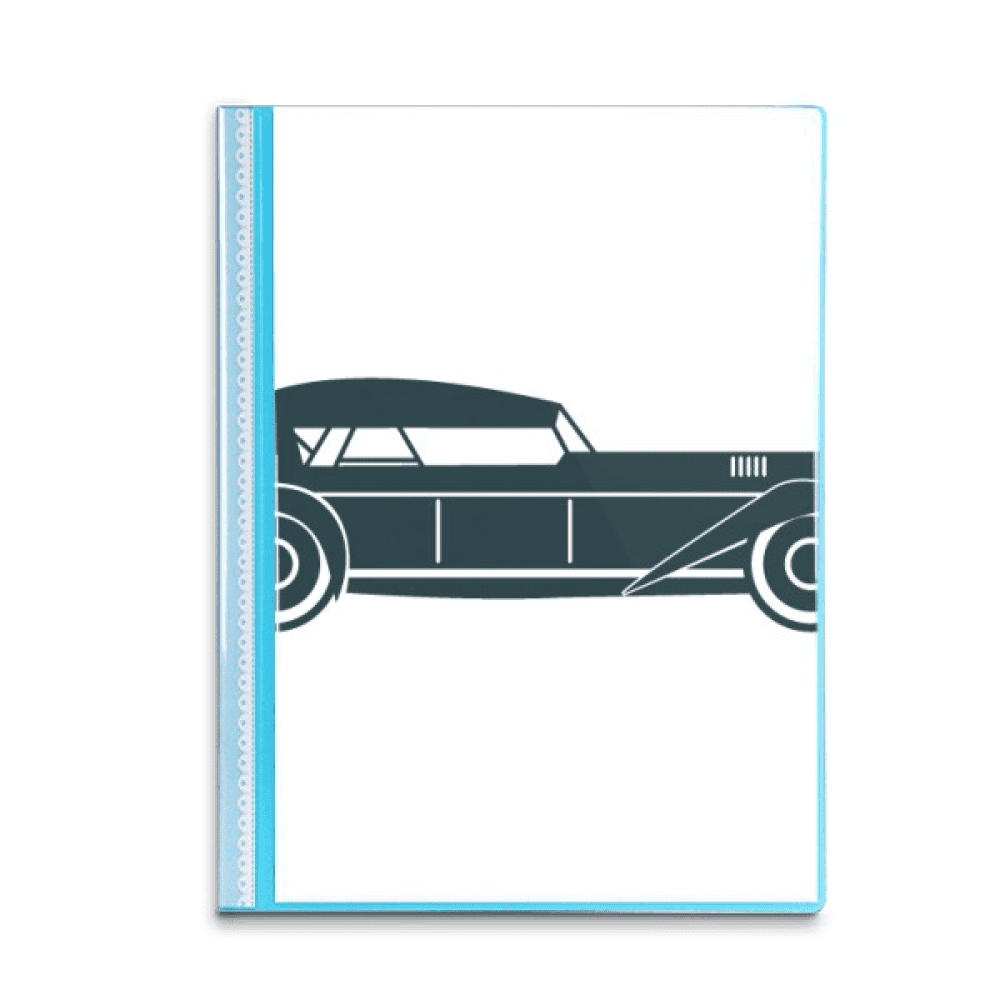 Green Geometric Classic Cars Outline Book Sheet Protectors Portfolio ...