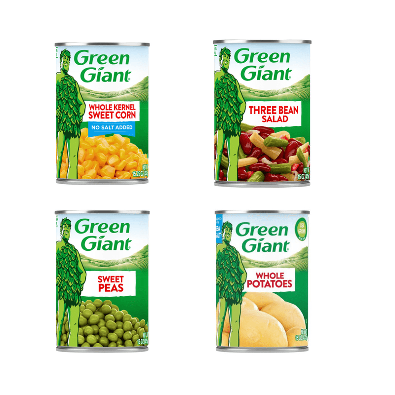 Green Giant Go Greens Variety Pack – 8-Can Travel & Emergency Vegetable ...