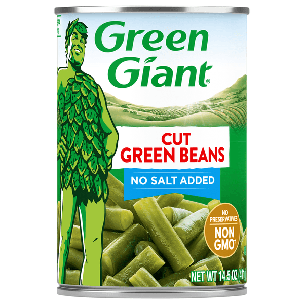 Green Giant Green Beans Cut No Salt Added 14.5 oz (Pack of 2) - Walmart.com