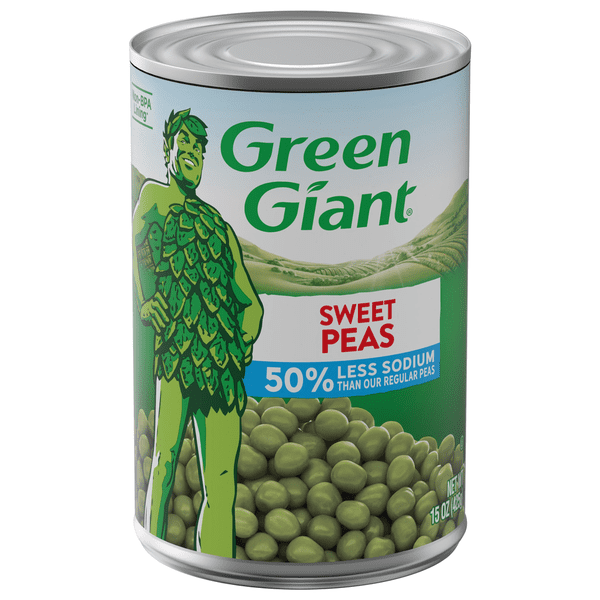 Green Giant Less Sodium Sweet Peas 15 oz (Pack of 2) - Walmart.com