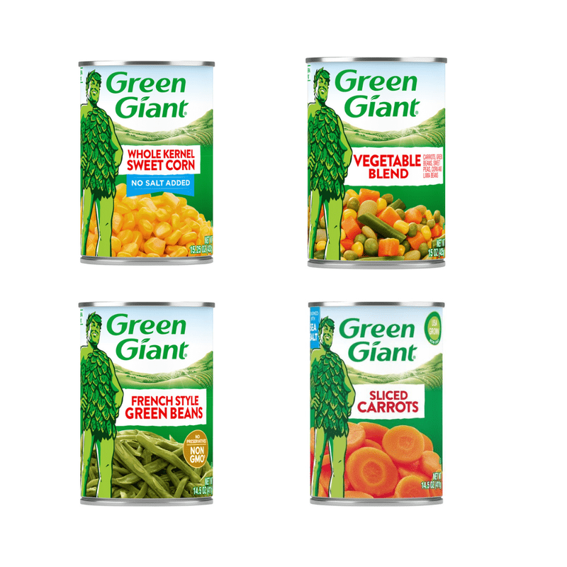 Green Giant Pantry-Ready Veggie Pack – 8-Can Shelf-Stable Variety for ...