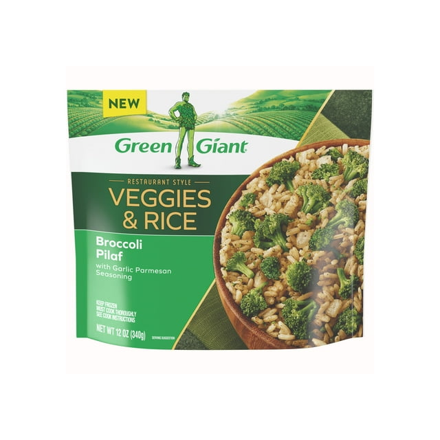 Green Giant Restaurant Style Veggies & Rice Broccoli Pilaf with Garlic ...