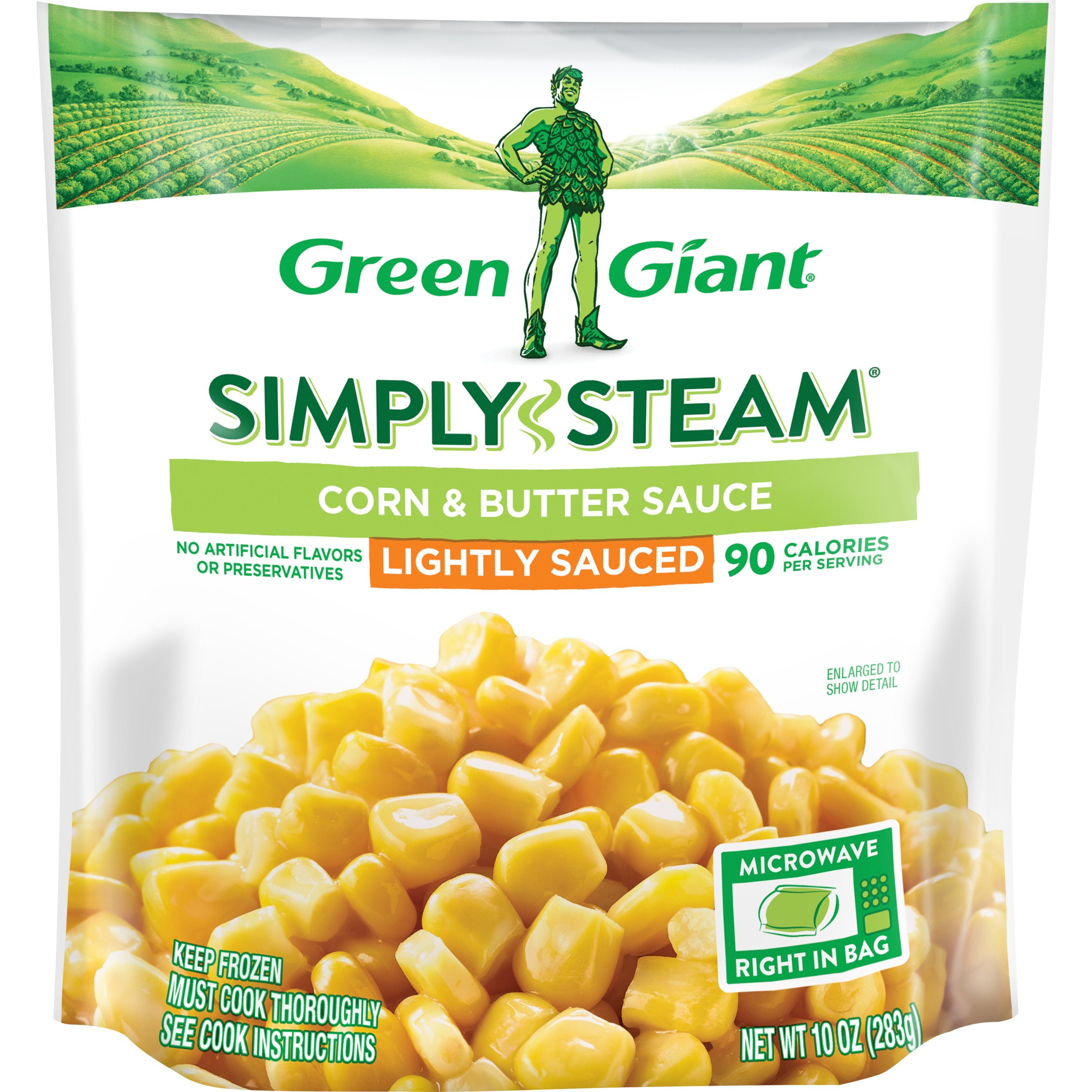 Green Giant Simply Steam Lightly Sauced Corn & Butter Sauce, 10 oz. Bag ...