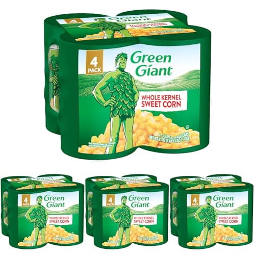 Green Giant Whole Kernel Sweet Corn, 16 Pack of 15.25 Ounce Cans ...