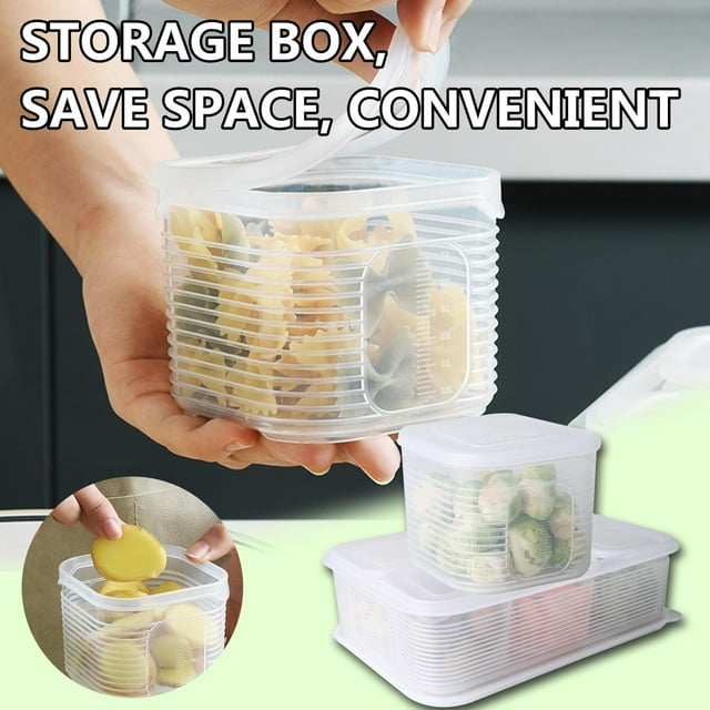 Green Ginger Slices Garlic Fresh-keeping Box Refrigerator Fruit And ... Green Ginger Slices Garlic Fresh-keeping Box Refrigerator Fruit And ...