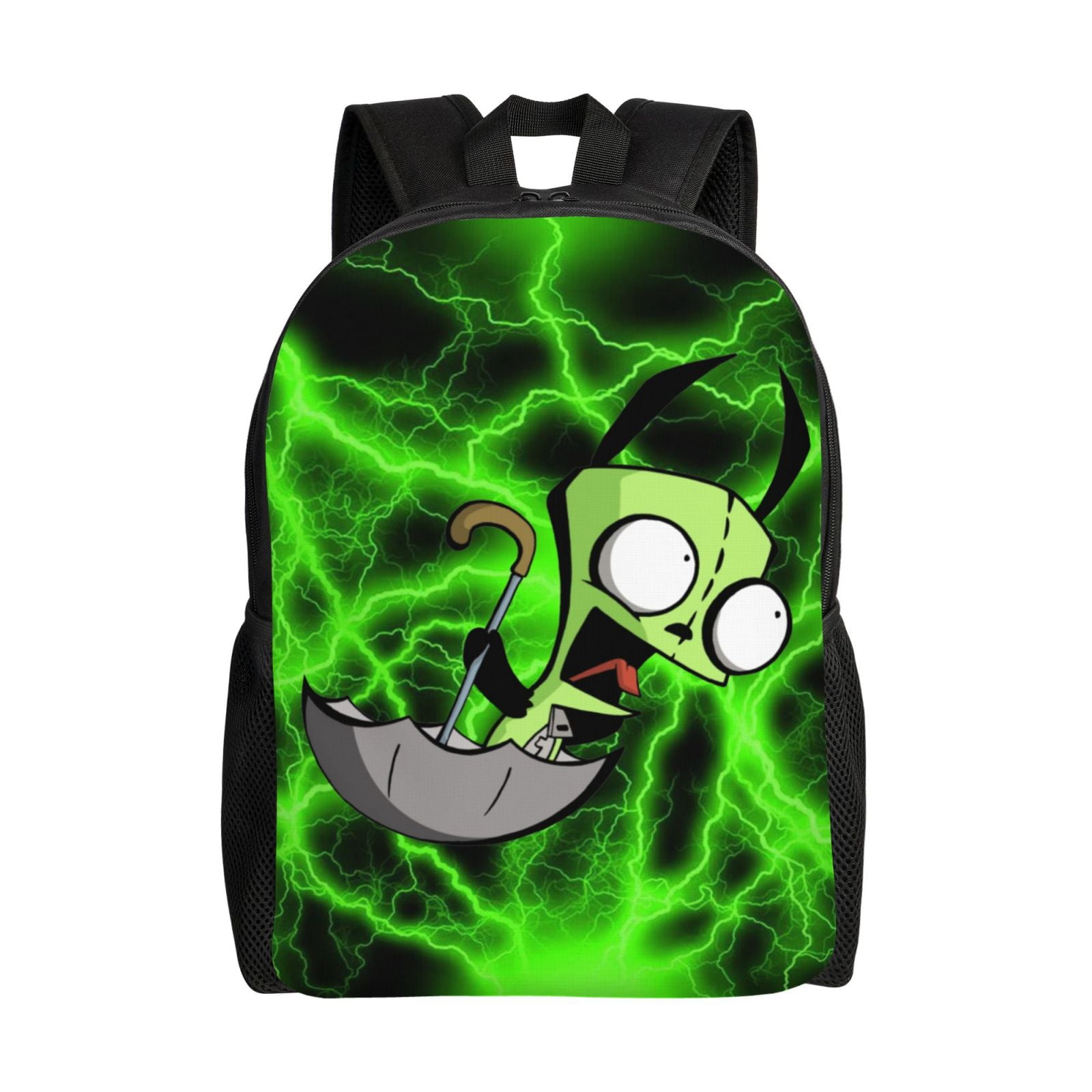 Green Gir Invader Zim Backpack Lightweight Unisex Basic Daypack Bookbag ...