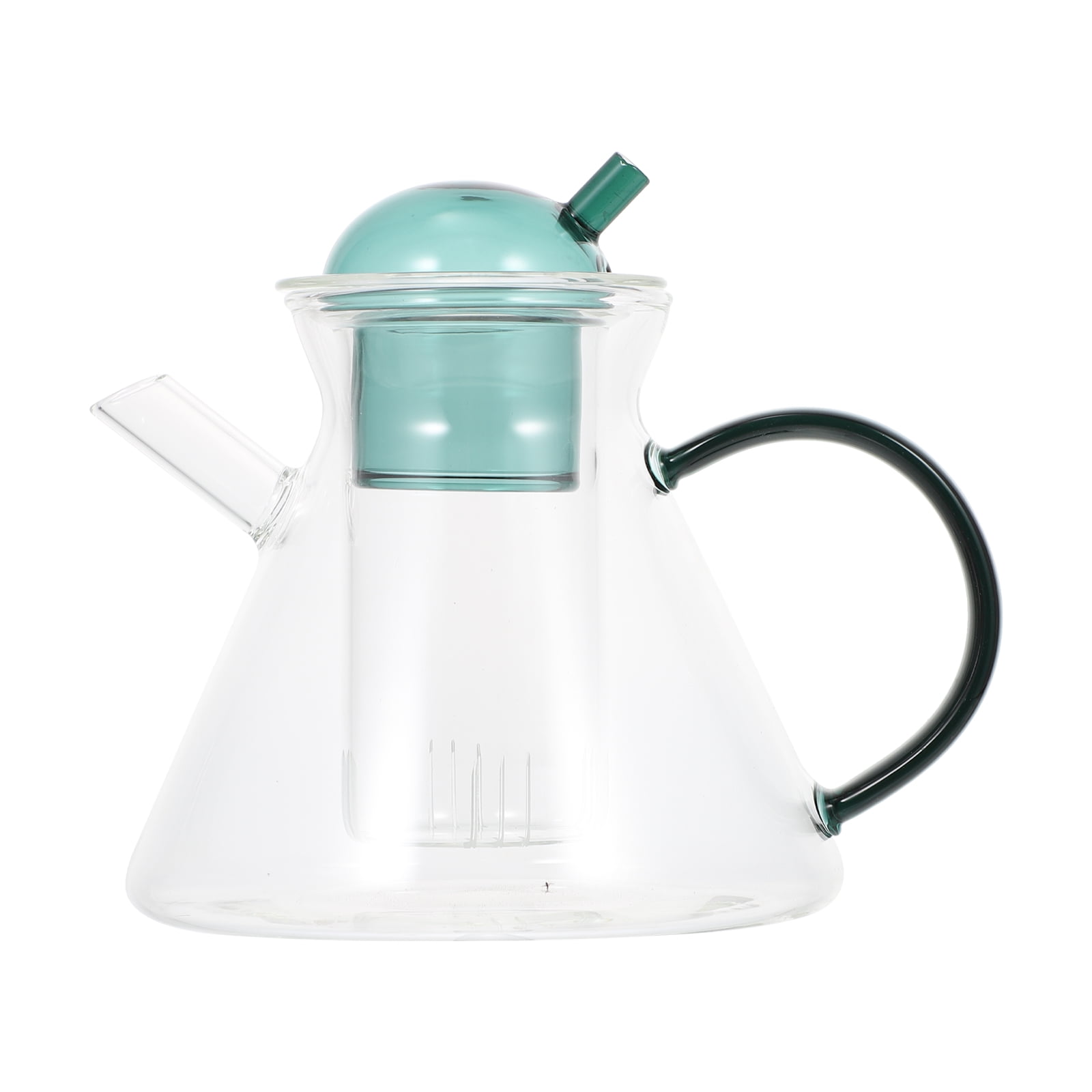 Green Glass Tea Pot for Home Use Enjoy Smooth Coffee or Tea 1pc ...
