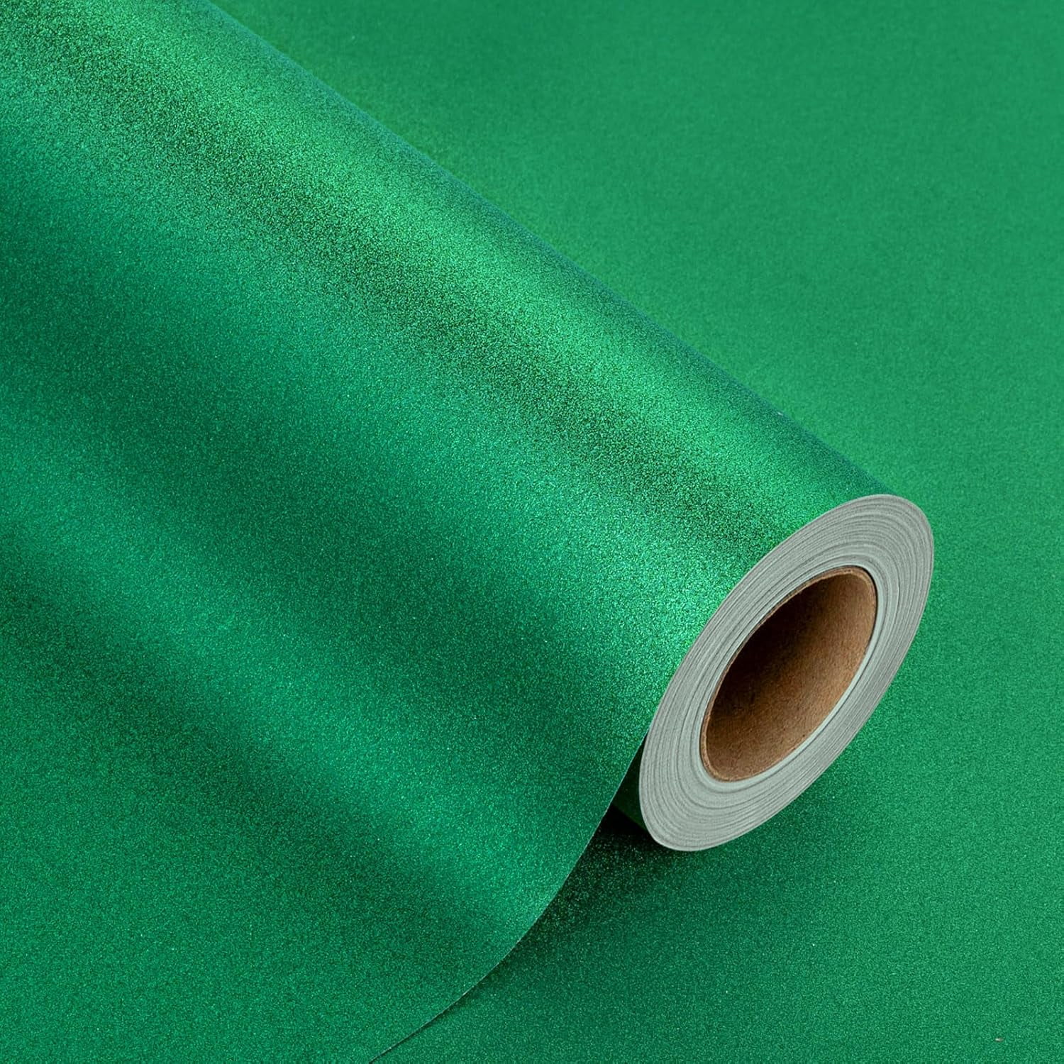 Green Glitter Wrapping Paper Roll - 17 Inch X 33 Feet sparkle and ...