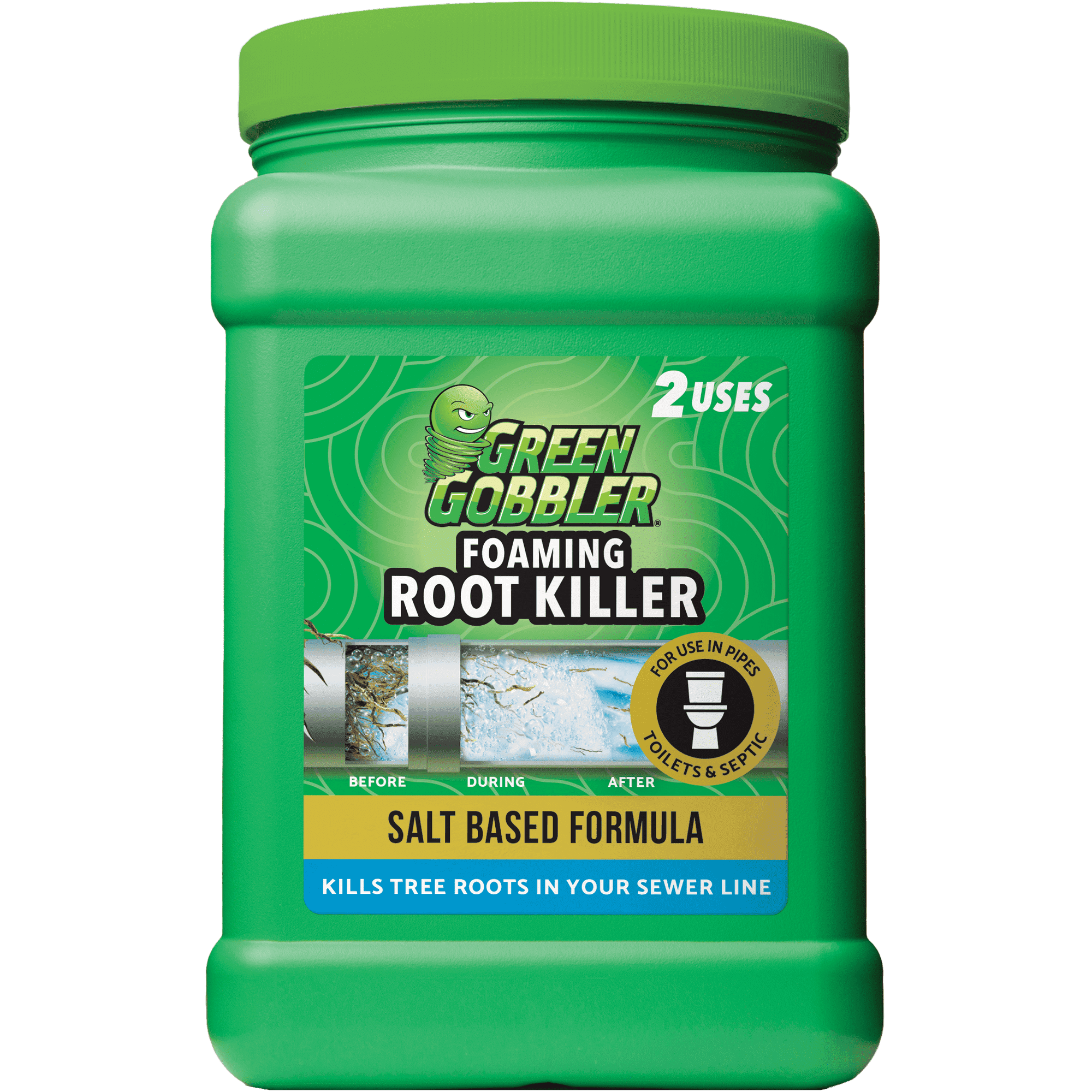 Green Gobbler Foaming Root Killer, Treats & Prevents Roots from ...