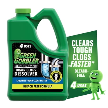 Green Gobbler Drain Cleaner - Fast-acting drain - Walmart Business Supplies