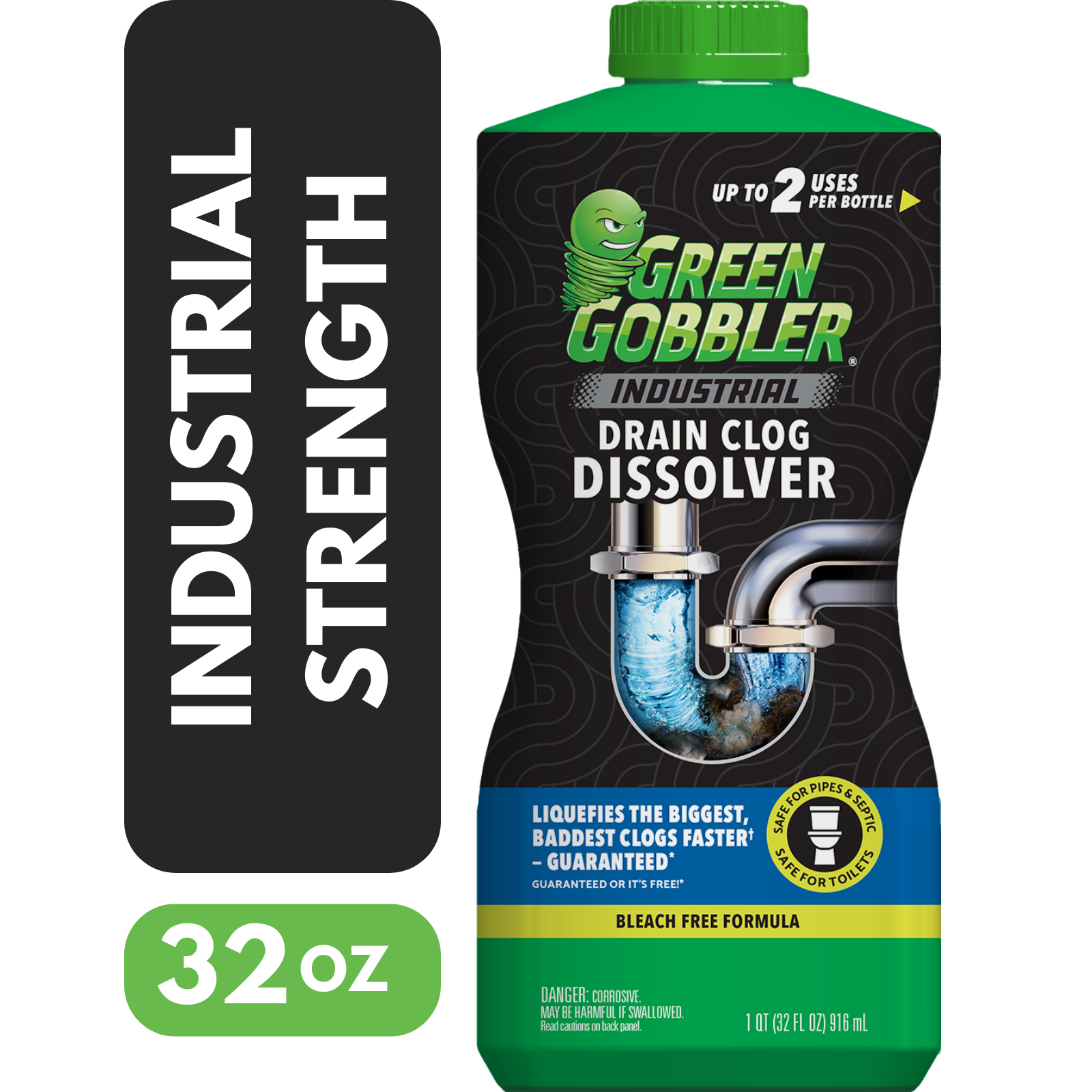 Instant Power Max Strength Household Cleaner- Hair & Grease Drain ...