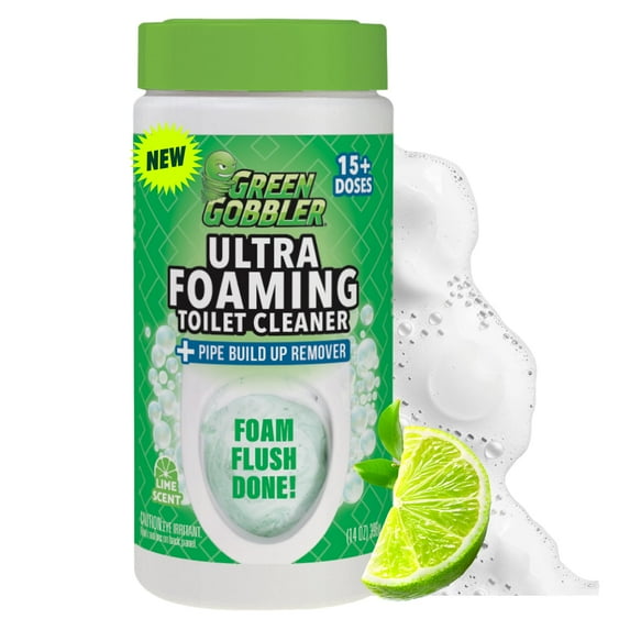Green Gobbler Ultra Foaming Toilet Cleaner – 15+ Doses, Self-Activated ...