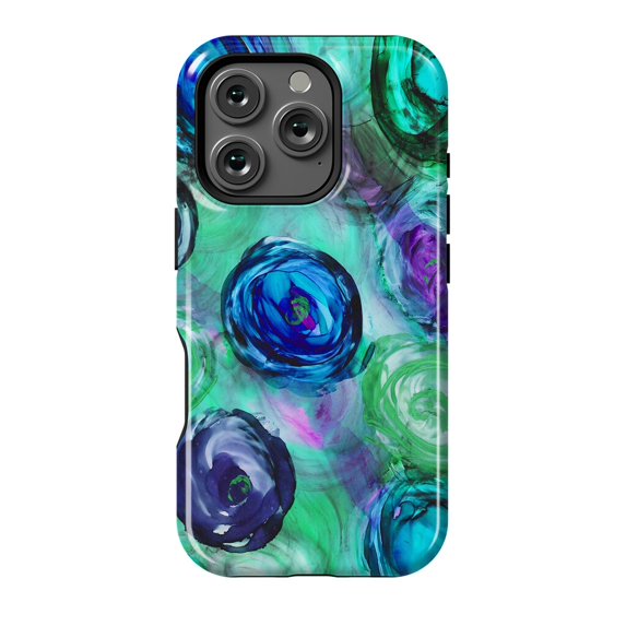 Green Gold Abstract Alcohol Ink Themed Phone Case 17 16 15 14 13 12 11 ...