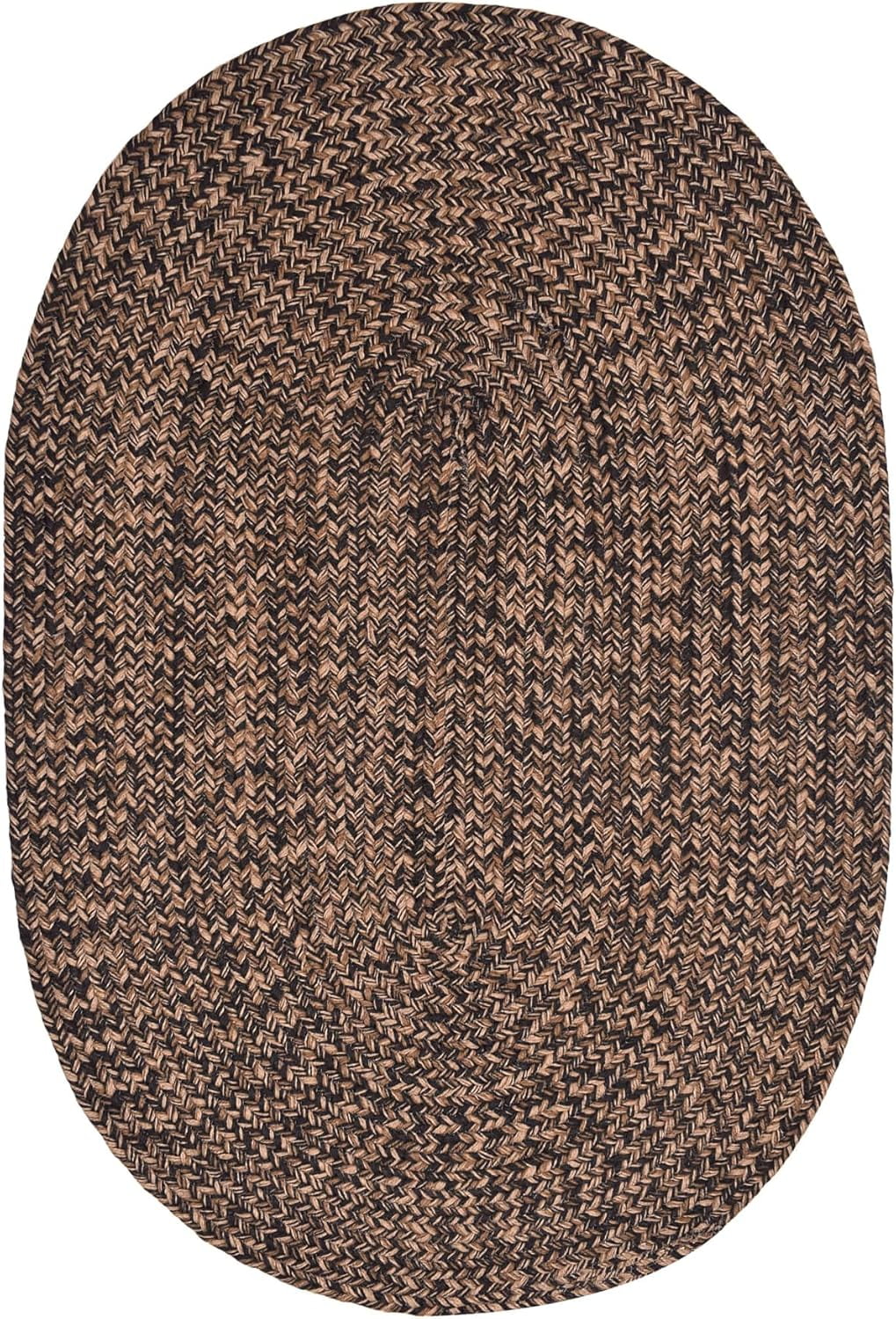 Green/Gold Braided Rug - Round Rug for Dining Table/Kitchen -4ft ...