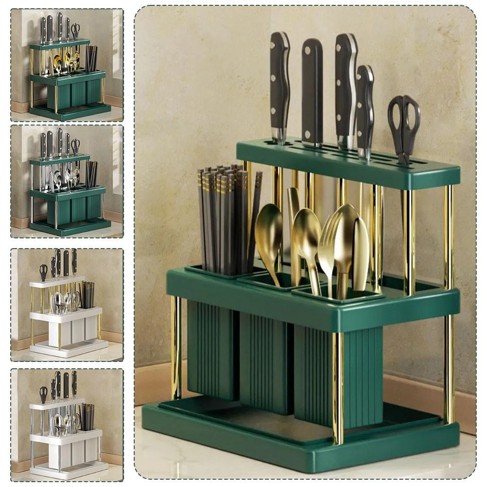 Green Gold Chopstick Barrel Rack Integrated Multifunctional Chopstick ...