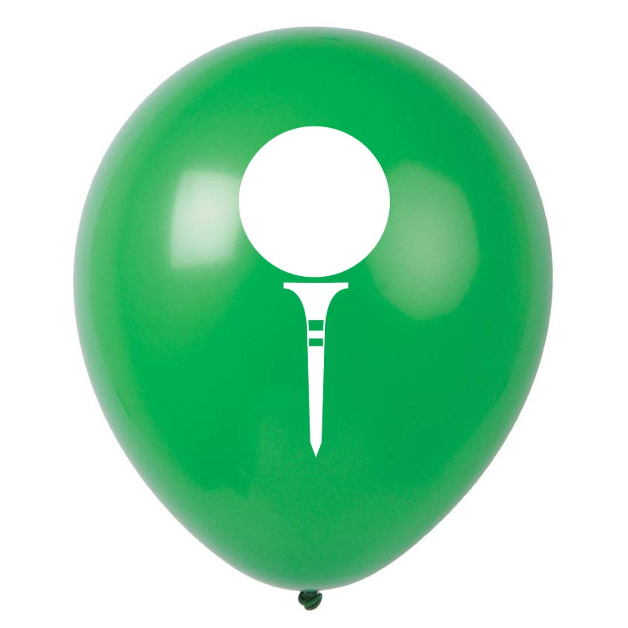 Green Golf Party Balloons - Set of 16 Latex Balloons for Golf Themed ...