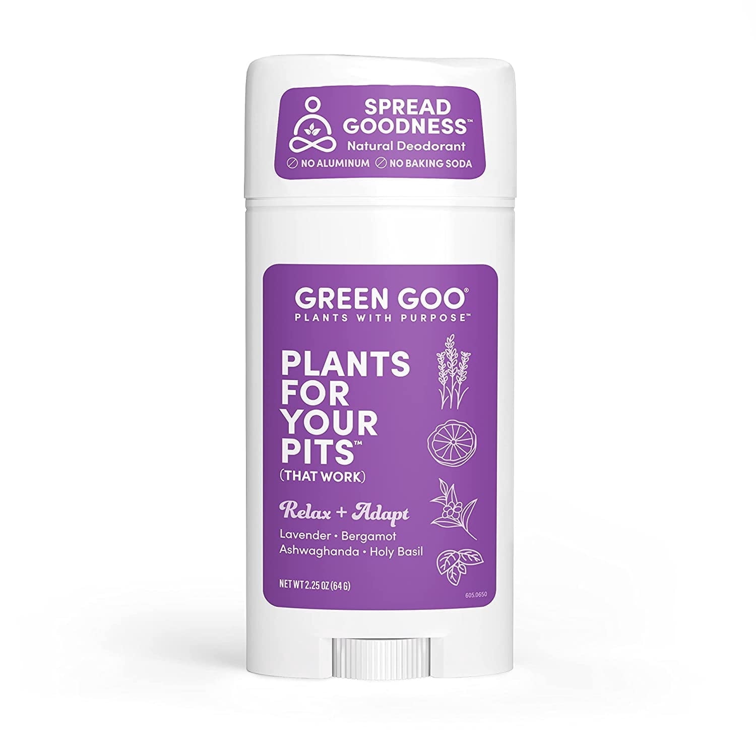 Green Goo Relax + Adapt Hebral Deodorant - 2.25 oz - Walmart.com