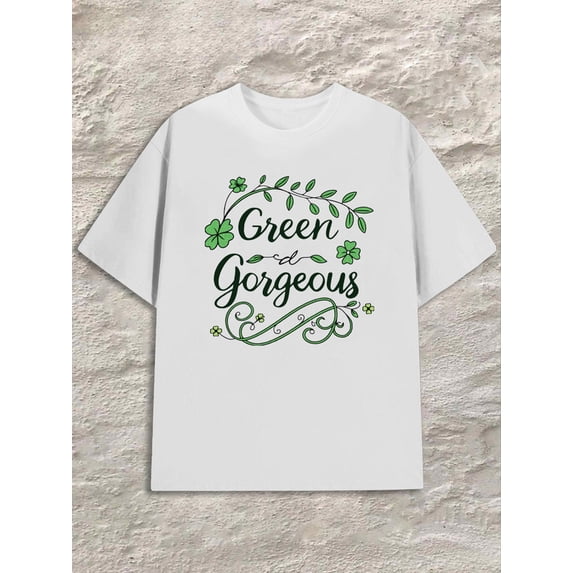 Green & Gorgeous Men's white Regular fit, everyday comfort, relaxed and ...