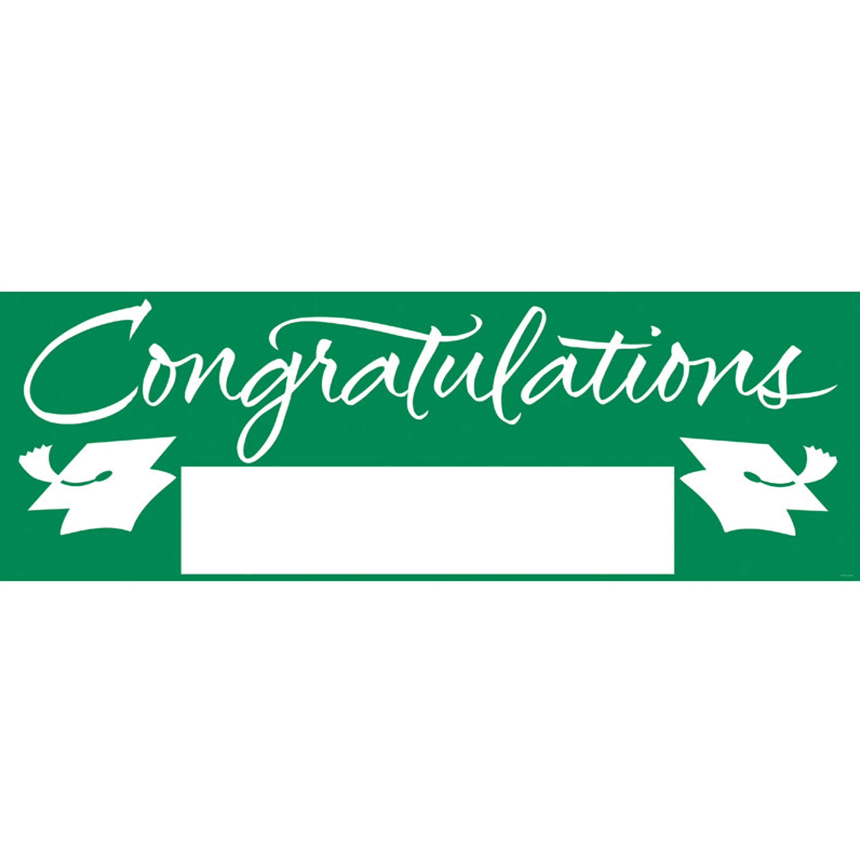 Green Graduation Party Banner - Walmart.com