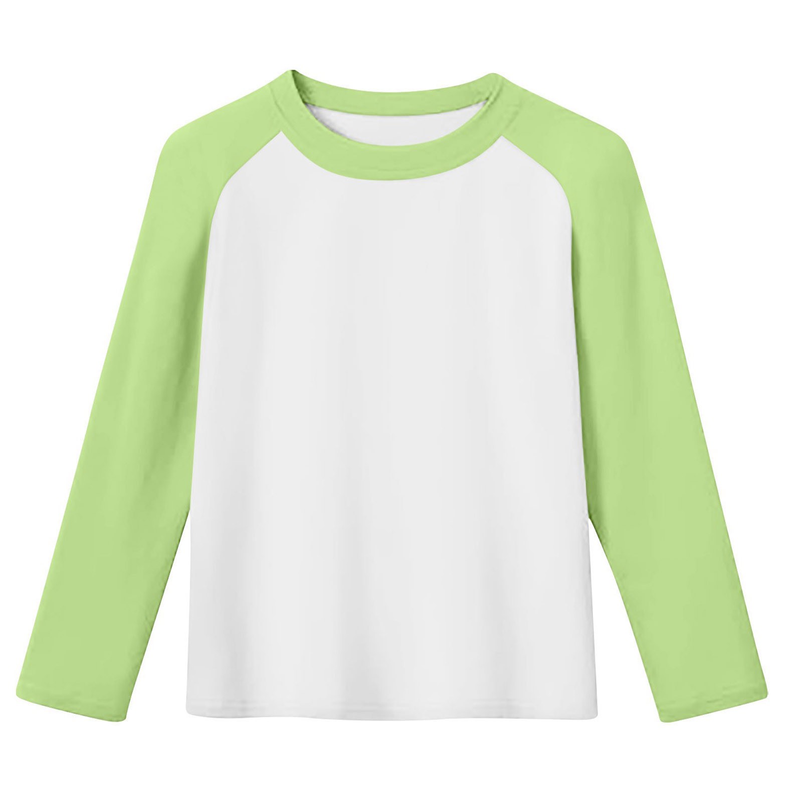 Green Graphic T Shirts for Kids Girl Boy Winter Fall Long Sleeve ...