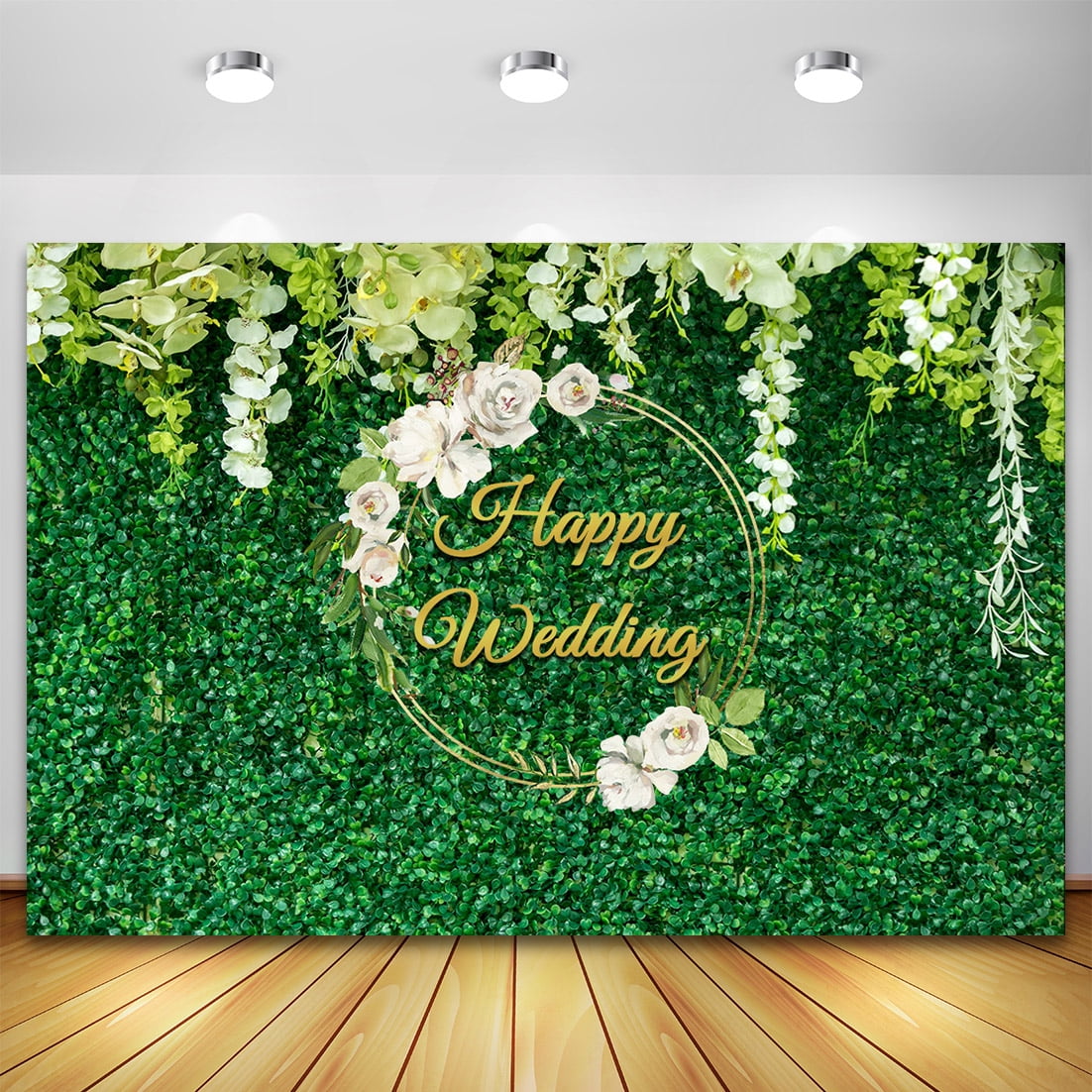 Green Grass Plant Spring Photo Background Birthday Wedding Wall r ...