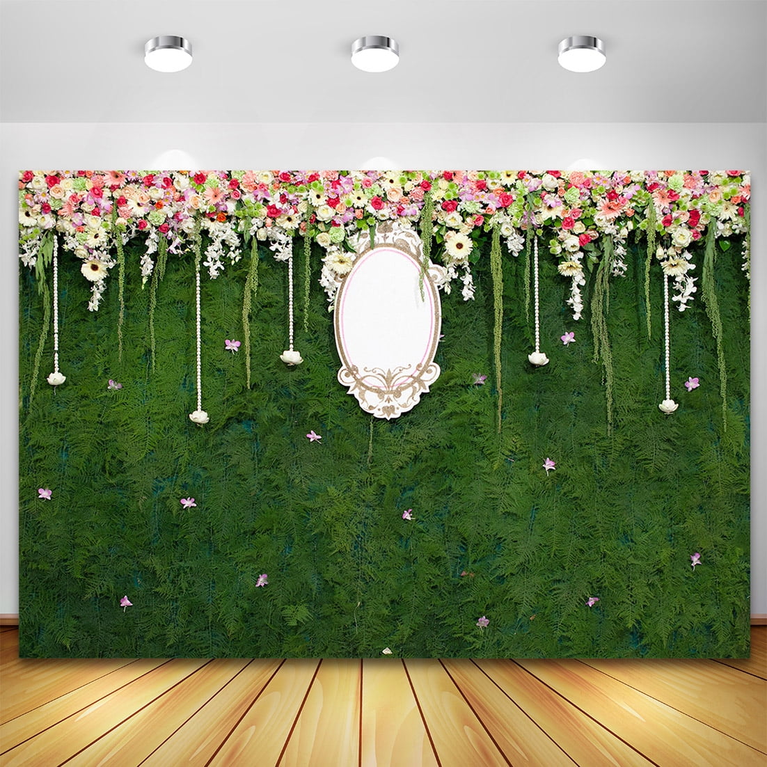 Green Grass Plant Spring Photo Background Birthday Wedding Wall r ...