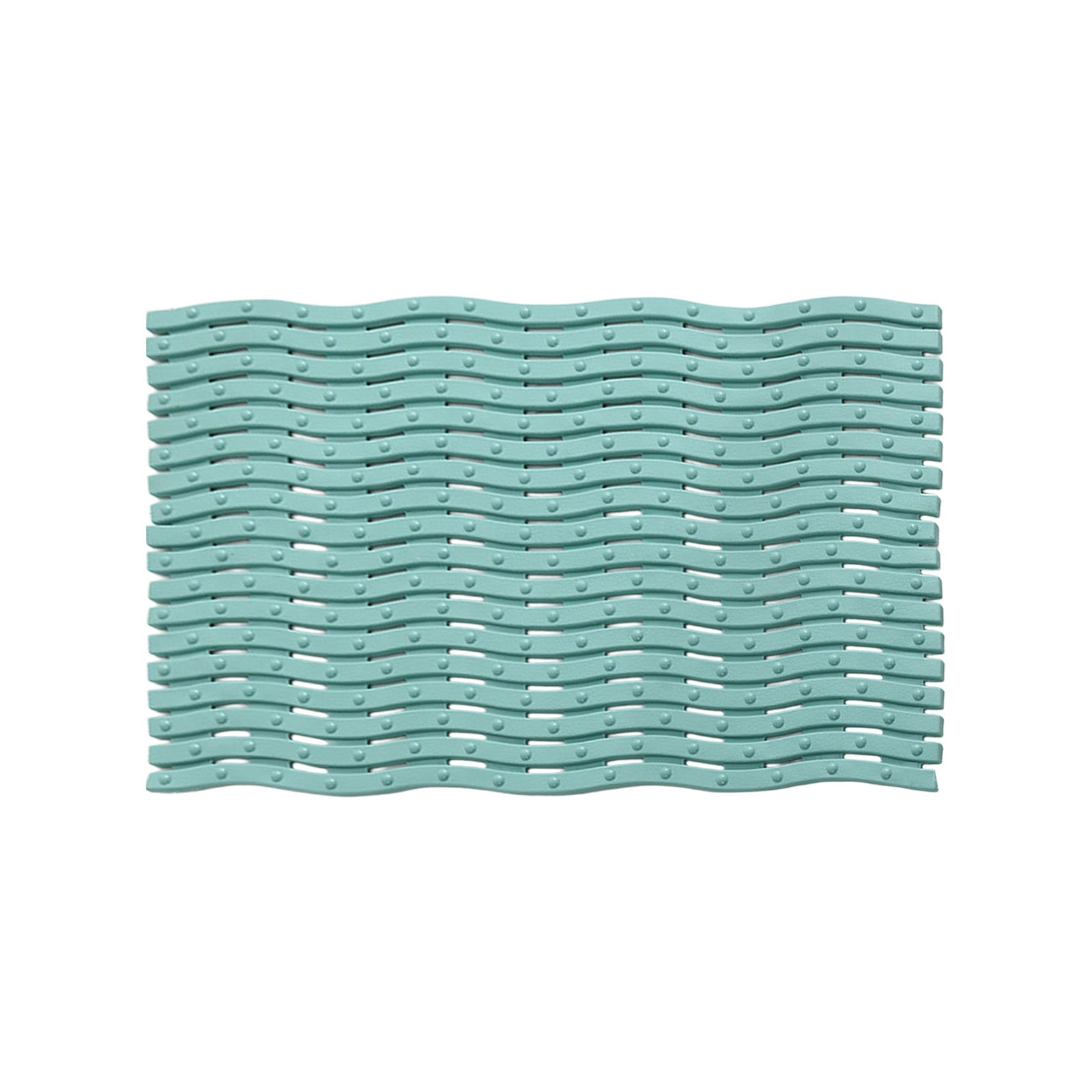 Green Green Anti-Slip Bathtub Mat Pvc Shower Floor Pad With Suction ...