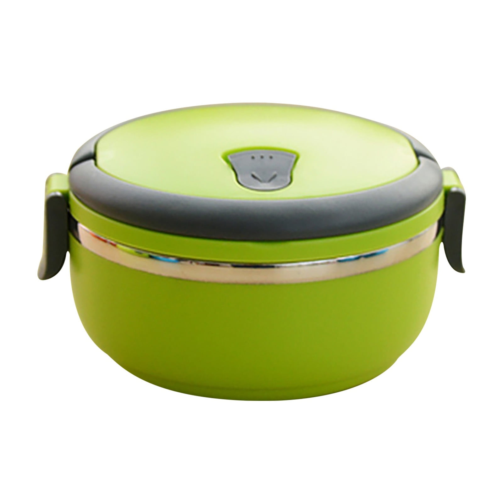 Green Green Portable Lunch Box With Stainless Steel Construction For ...