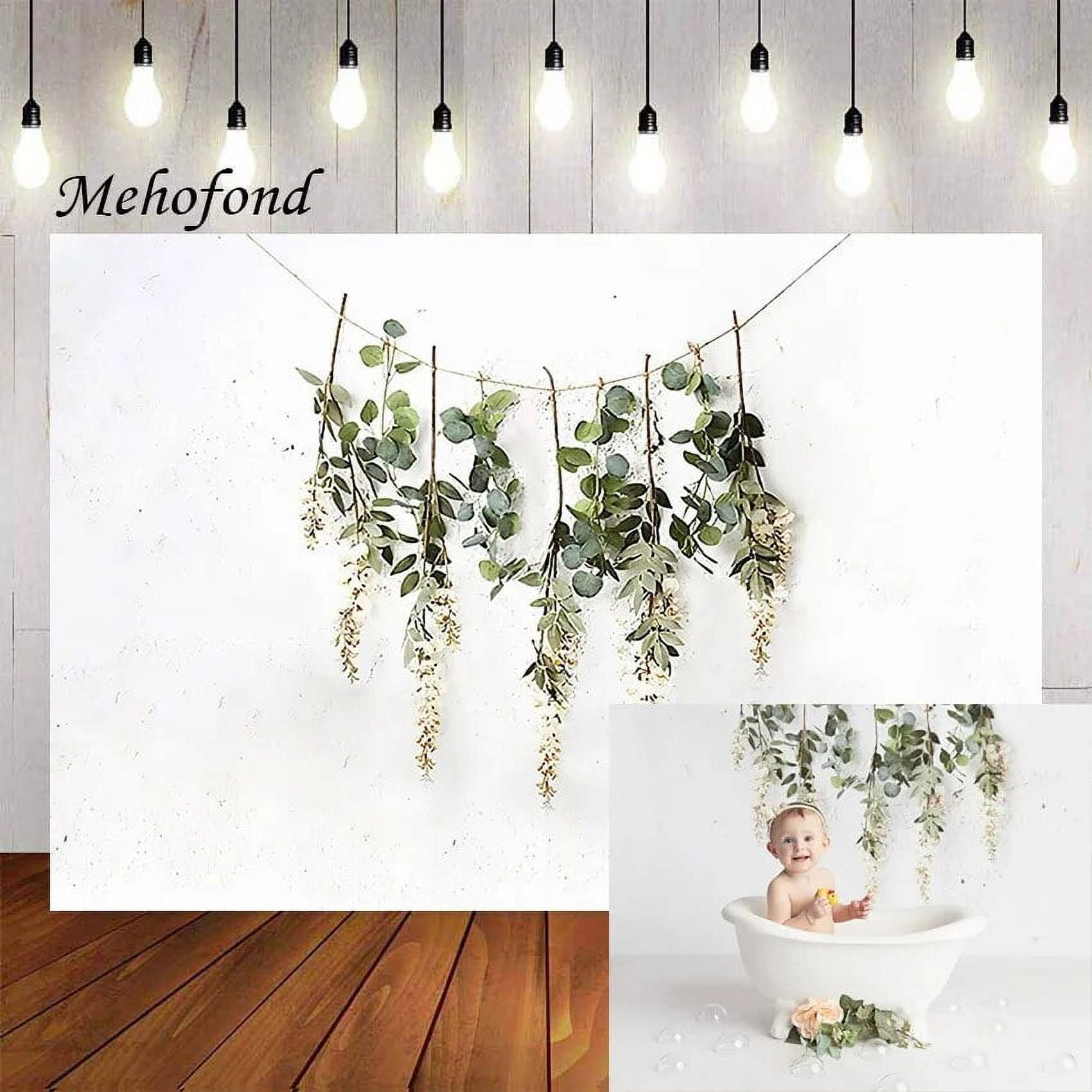 Green Greenery Eucalyptus Leaves Boy Girl Birthday Party Cake Smash r ...