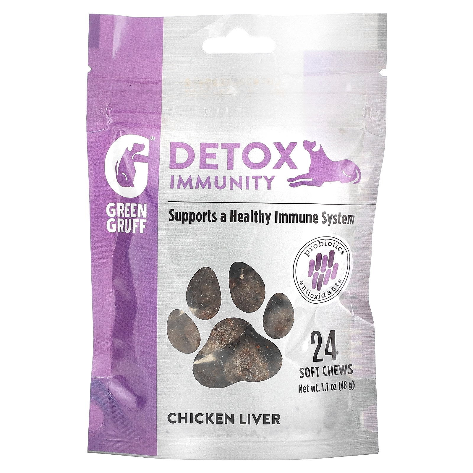 Green Gruff Detox Immunity Dog Probiotics for Digestive Health ...