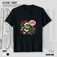 Green Grump Hate Holiday Funny Christmas Humor Quote Art Unisex T-Shirt ...