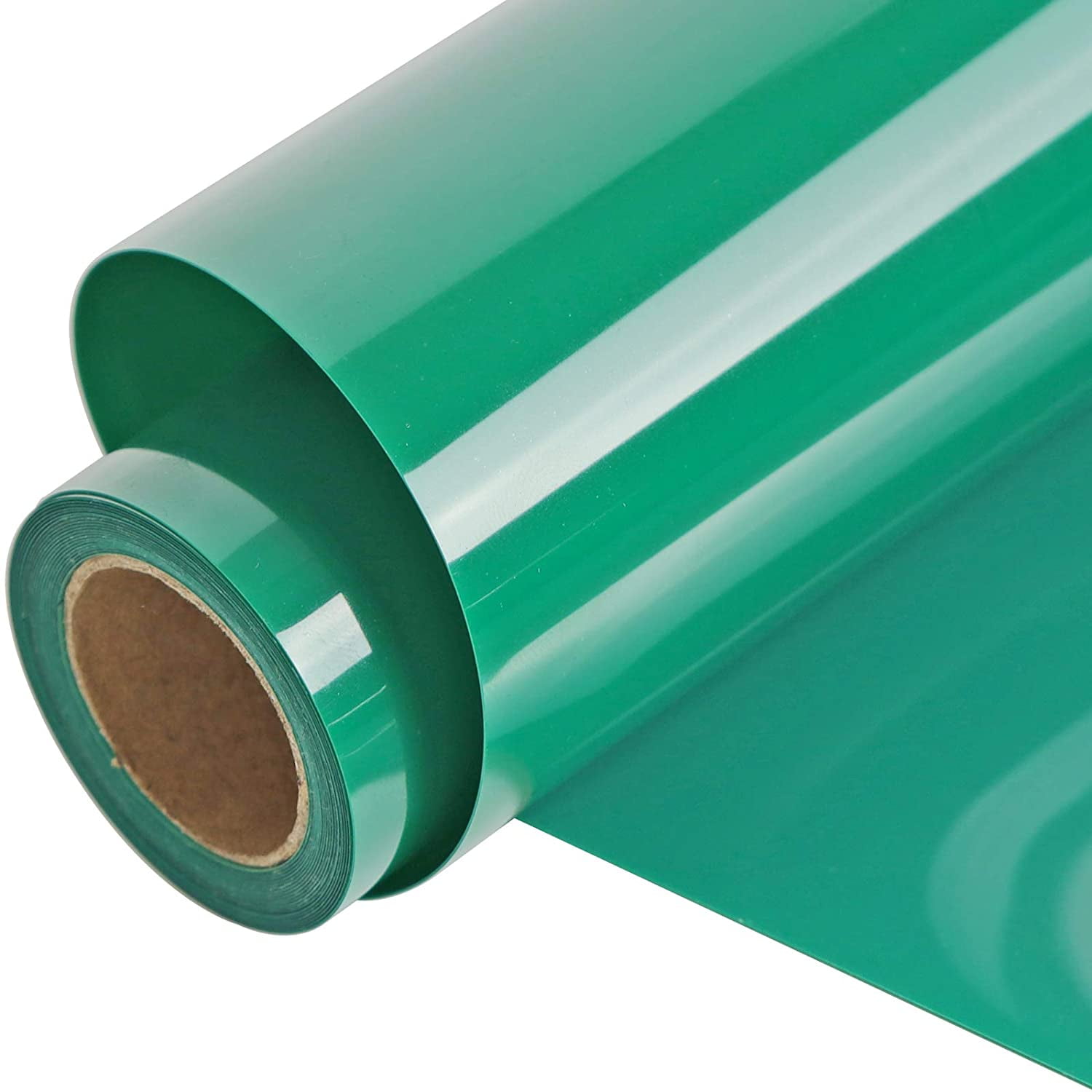 Green HTV Heat Transfer Vinyl Rolls, 12" x 12ft Glossy Green Iron on ...