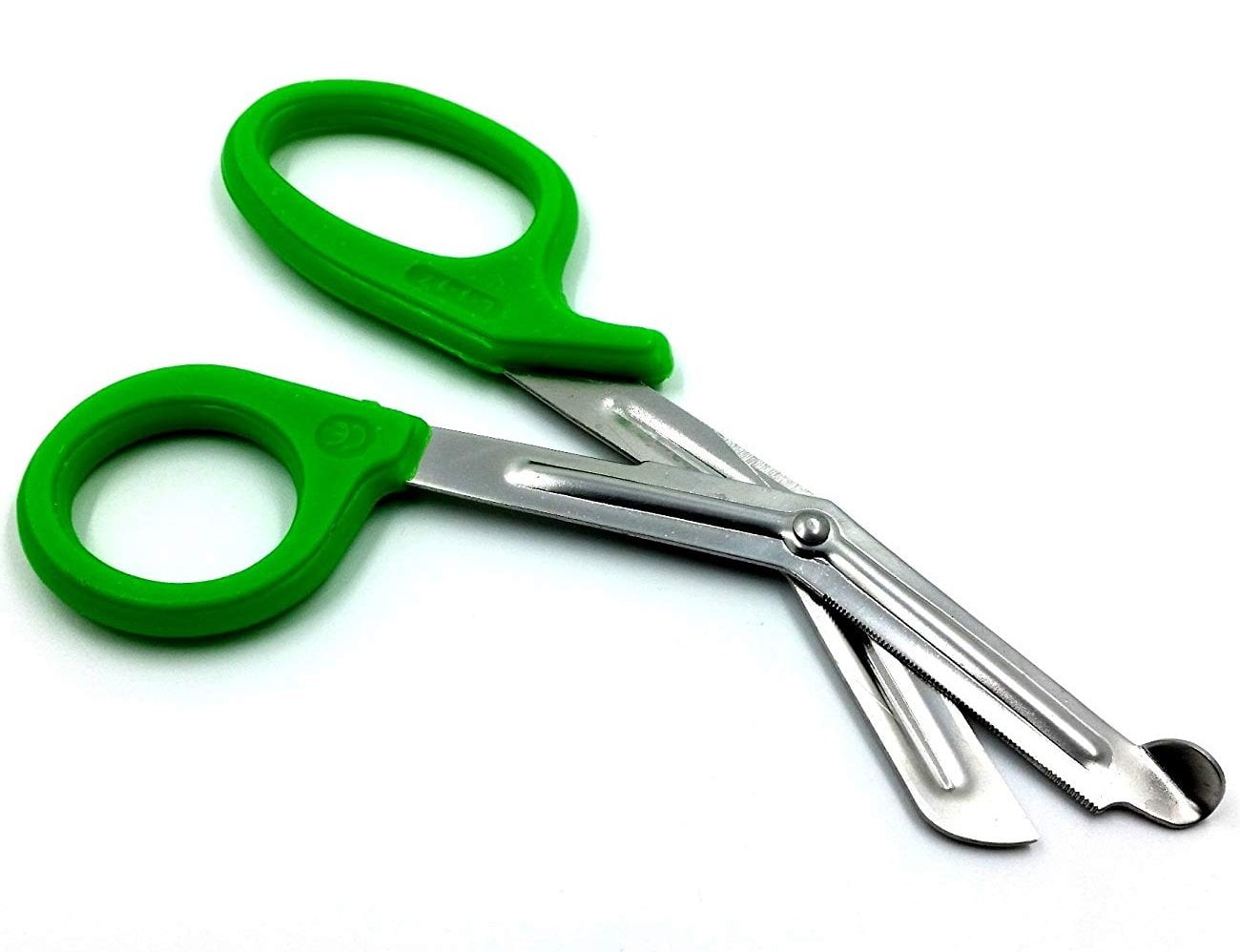 Green Handle with Stainless Steel Blades Trauma Shears 7.25" - Walmart.com