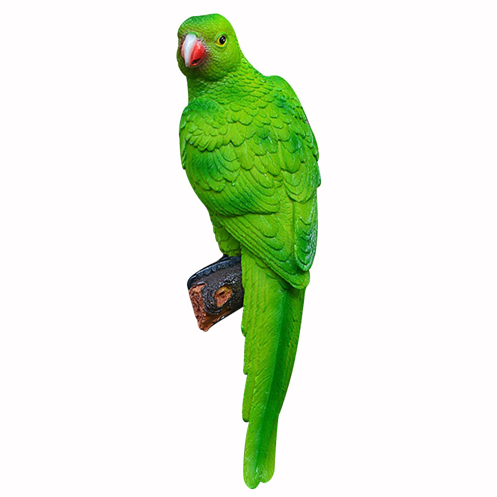Green Hanging Parrot Statue In Courtyard Garden Tree Interior Home ...