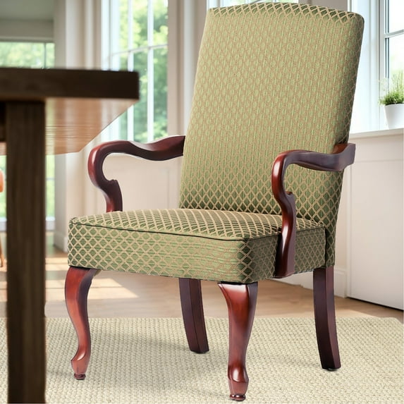 Green High - Back Gooseneck Arm Chair | Ideal for Indoor Waiting Zones ...