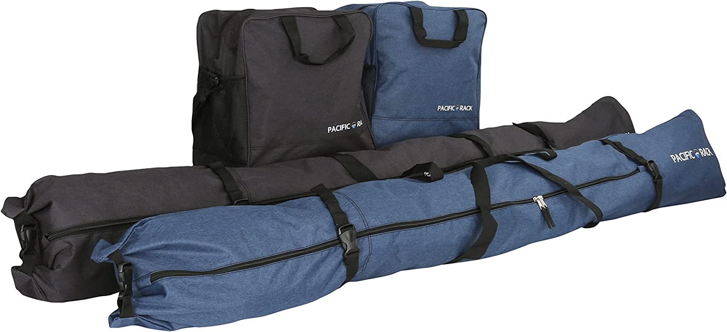 Green Hills Pacific Rack Ski and Boot Bag Combo - Black & Blue - 2 Sets ...
