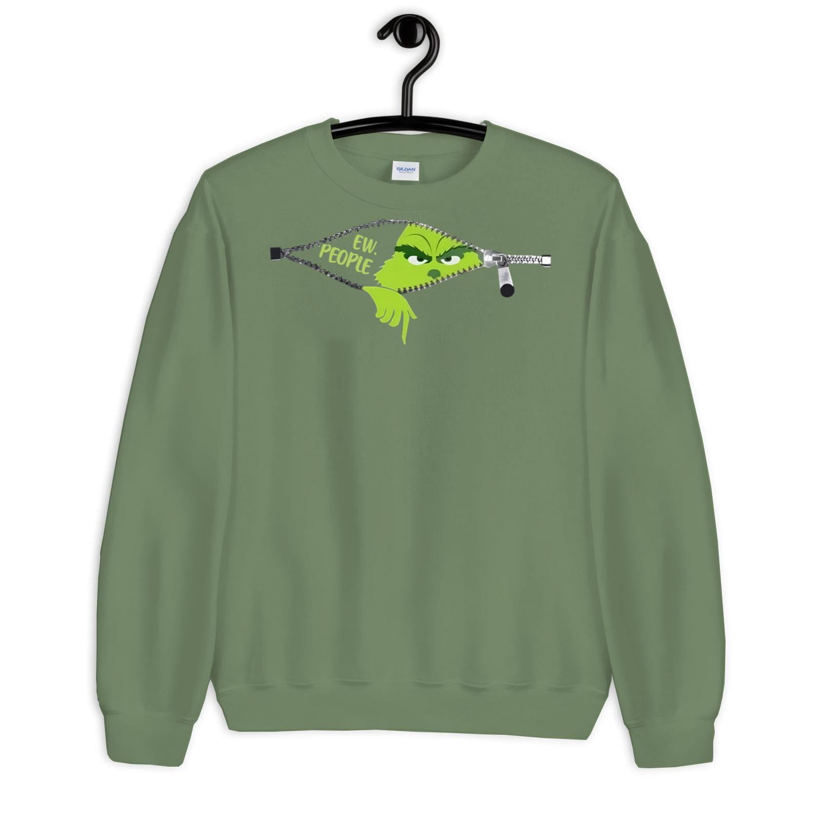 Green Holiday Creature Funny Quote Shirt, Eww People Christmas Gift ...