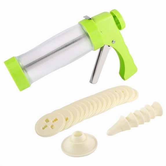 Green Home Baking Decorating Tool Set With Templates And Nozzles For ...