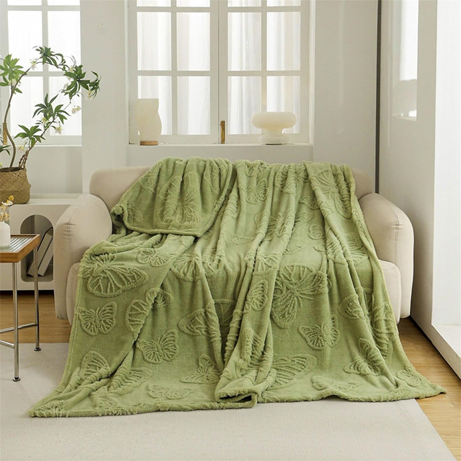 Green Home Textile Blanket Summer Ice Blanket Comfortable Cooler Quilt ...