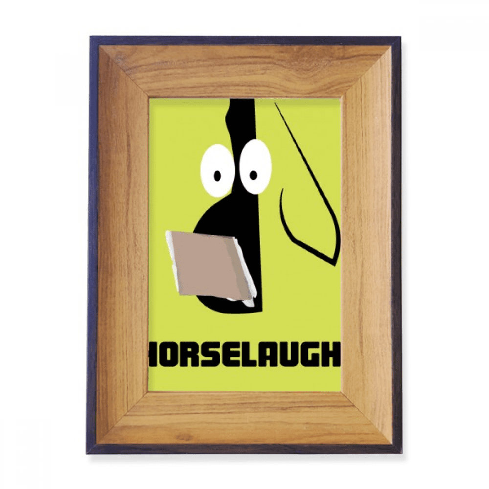 Green Horse Horselaugh Wide Mouth Photo Frame Exhibition Display Art ...
