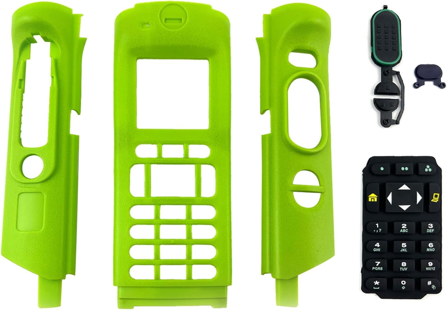 Green Housing Case Front Cover with Full-Keypad for Two Way Radio ...