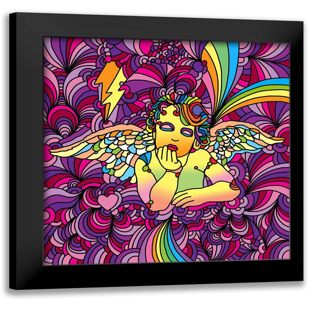 Green, Howie 12x12 Black Modern Framed Museum Art Print Titled - Pop ...