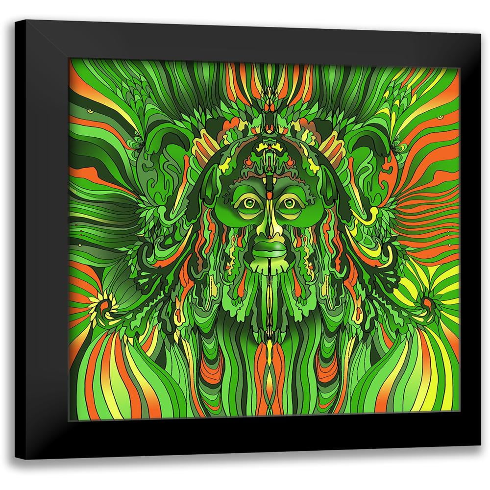 Green, Howie 12x12 Black Modern Framed Museum Art Print Titled - Pop ...