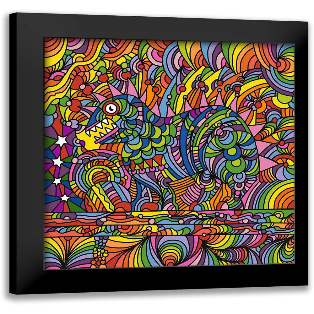 Green, Howie 12x12 Black Modern Framed Museum Art Print Titled - Pop ...