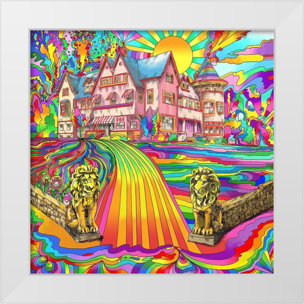 Green, Howie 12x12 White Modern Wood Framed Museum Art Print Titled ...