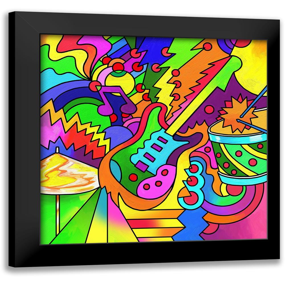 Green, Howie 15x15 Black Modern Framed Museum Art Print Titled - Pop ...