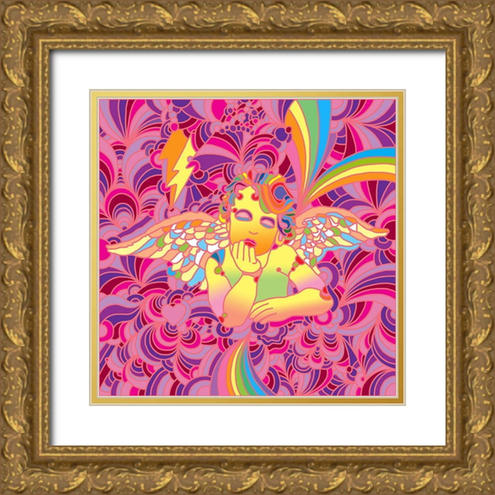 Green, Howie 15x15 Gold Ornate Wood Framed with Double Matting Museum ...