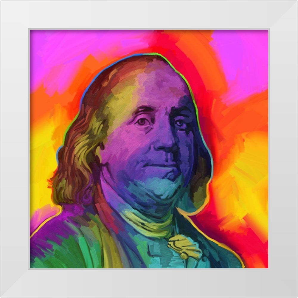 Green, Howie 15x15 White Modern Wood Framed Museum Art Print Titled ...