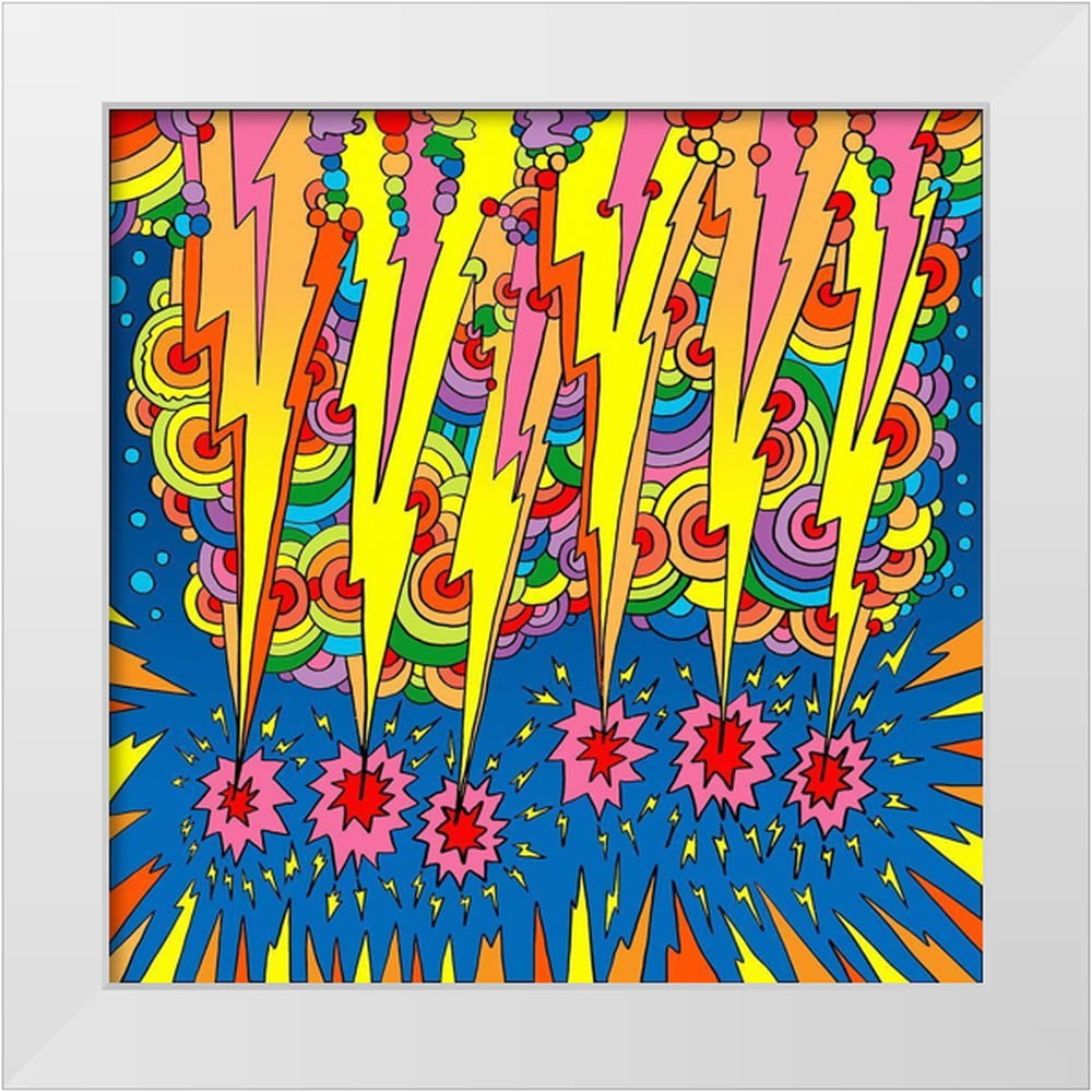 Green, Howie 15x15 White Modern Wood Framed Museum Art Print Titled ...